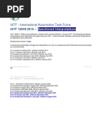 Iatf Process Audit Check Sheet Format | PDF | Audit | Internal Audit