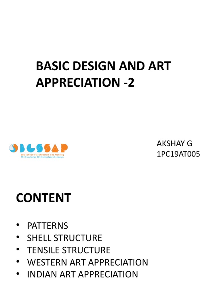 Basic Design and Art Appreciation - 2: Akshay G | PDF | The Arts ...