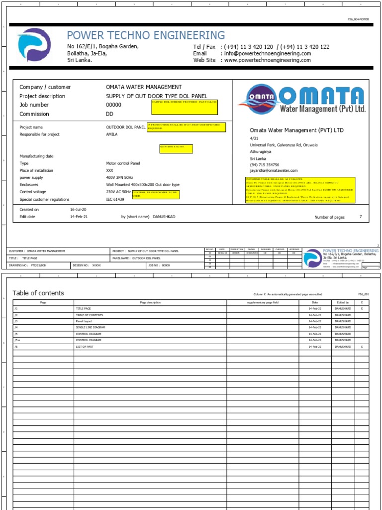 Outdoor Dol Panel | PDF | Power Engineering | Electrical Engineering