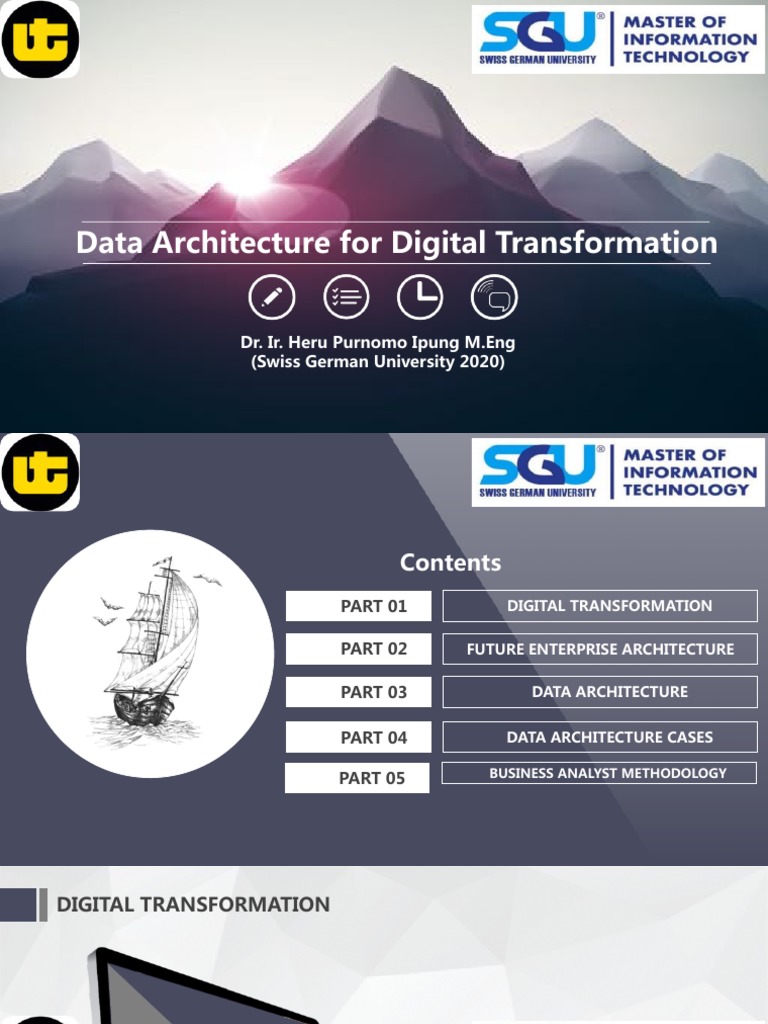 02 - SGU-UT - Data Architecture For Digital Transformation Ver 0.1-r ...