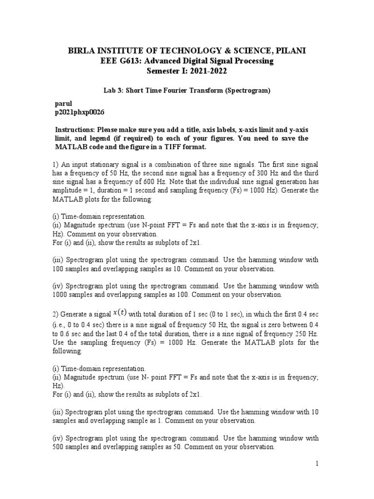 ADSP Lab 3 | PDF | Electronics | Computer Science