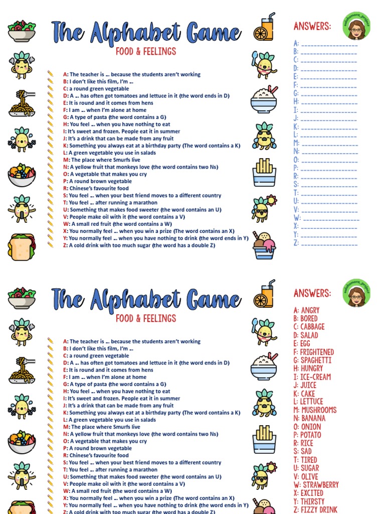 The Alphabet Game - Eso | PDF | Clothing | Shirt