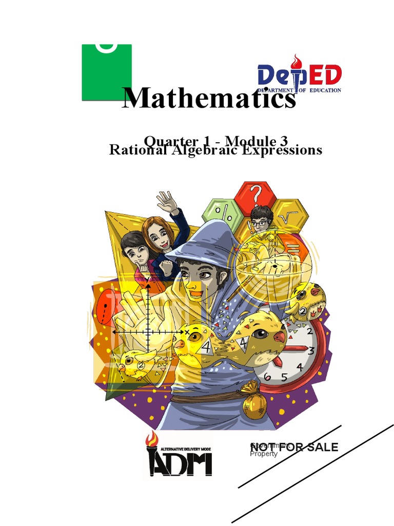 Mathematics: Quarter 1 - Module 3 Rational Algebraic Expressions | PDF | Factorization ...