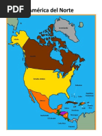 Mapa Del Continente Americano para Imprimir | PDF