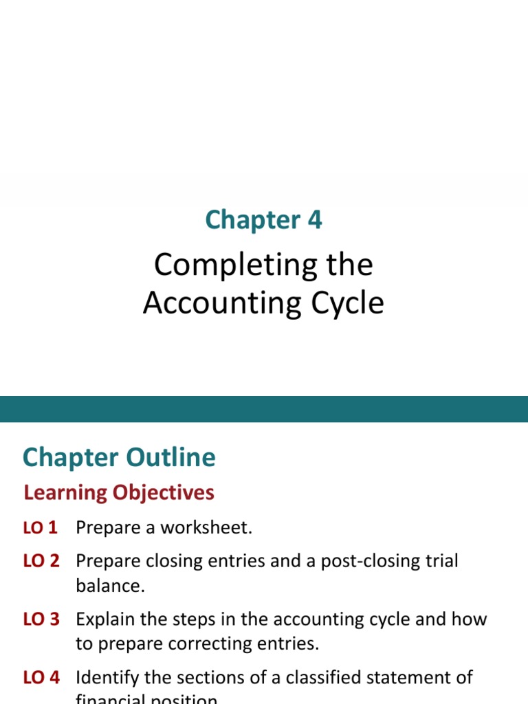 Chapter 4 - Completing The Accounting Cycle | PDF | Debits And Credits | Expense