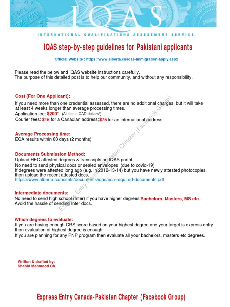 IQAS Step-By-Step Instructions With Pictures | PDF
