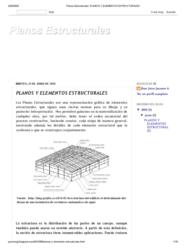 Elementos de Planos Estructurales | PDF | Fundación (Ingeniería ...