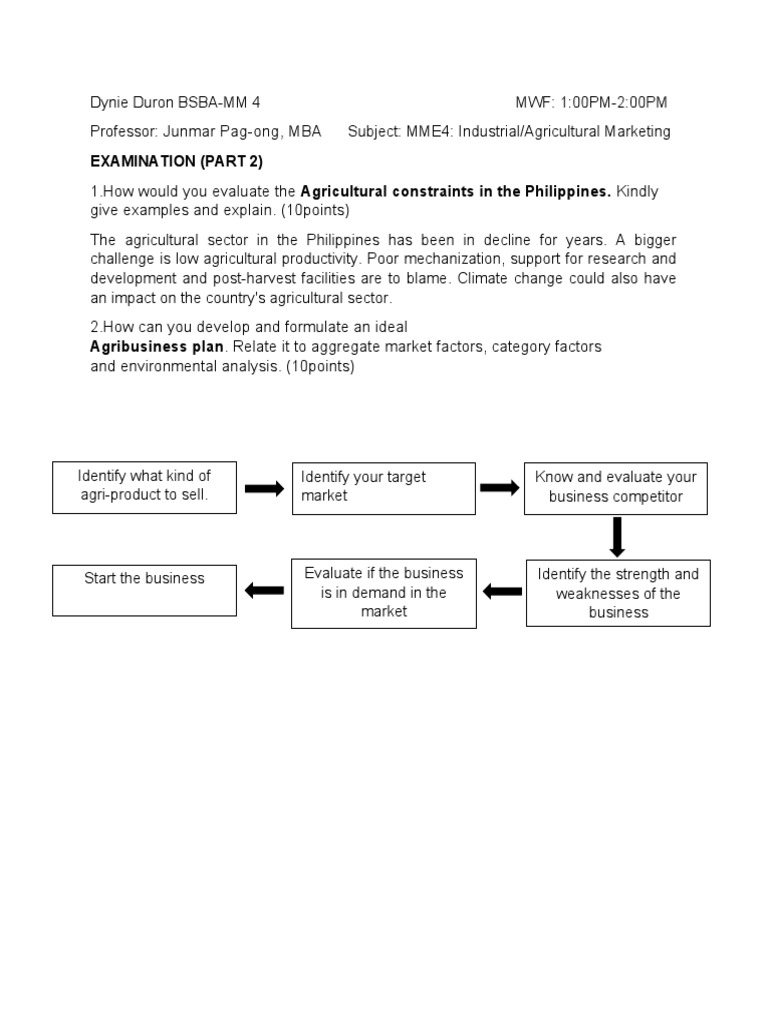 Midterm Part 2 Examination Pdf