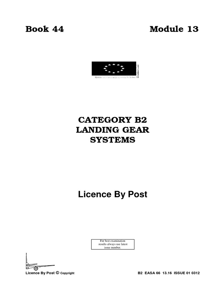 EASA Mod 13 BK 44 Landing Gear | PDF | Landing Gear | Switch
