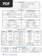 STAM Formula Sheet | PDF | Statistical Hypothesis Testing | Akaike ...