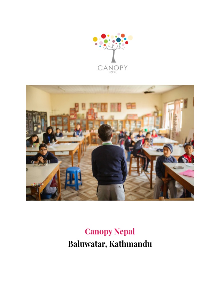 CanopyNepal Overview2021 | PDF | Learning | Teachers