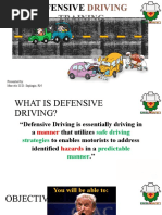 Defensive Driving Presentation-PowerPoint | PDF | Driving Under The ...
