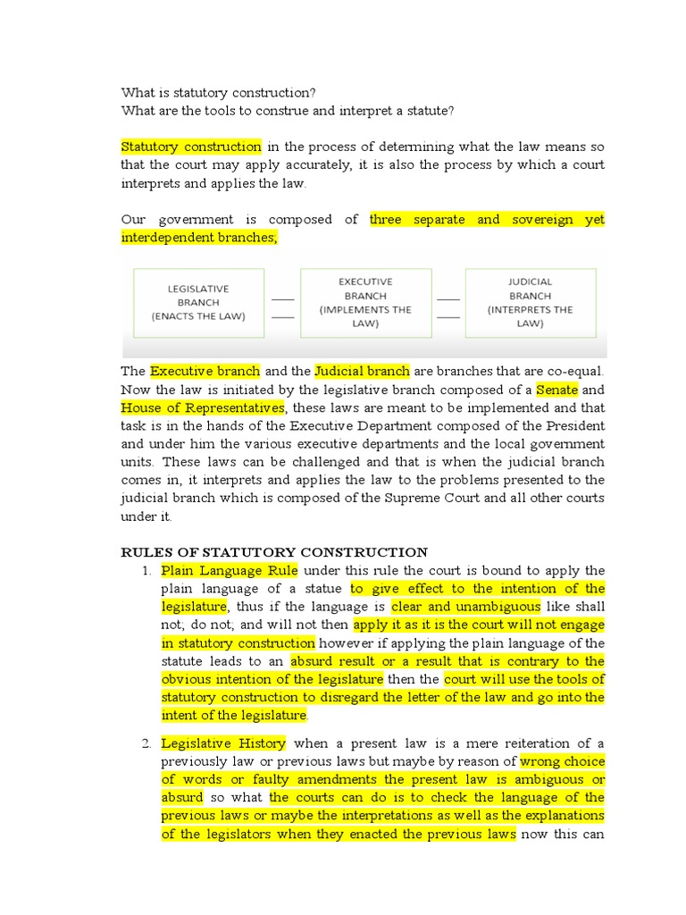 10 Rules of Statcon by Atty Marcus Neely | PDF | Statutory ...