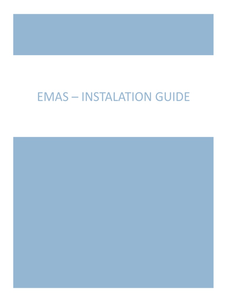 Emas Installation Guide | PDF