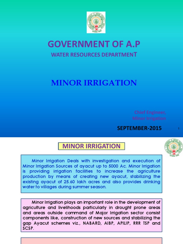 3 MI Tanks PPT (Neeru Chettu) | PDF | Hydrology | Water
