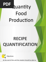 Recipe Quantification | PDF | Soup | Percentage