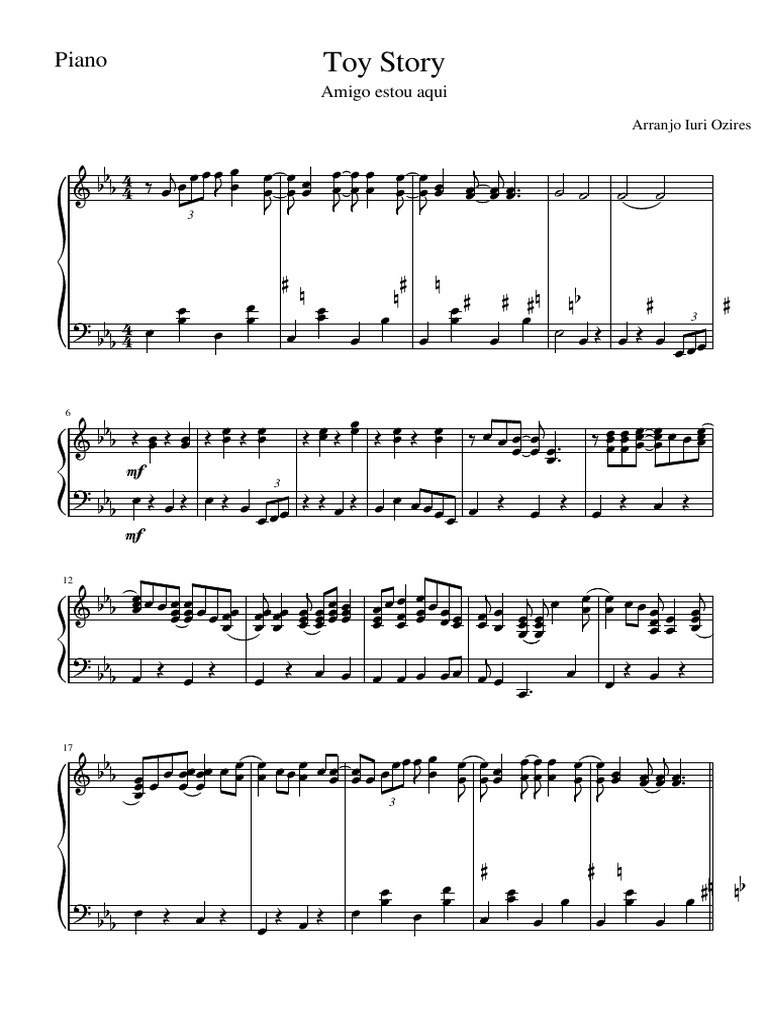 Toy Story-Piano | PDF