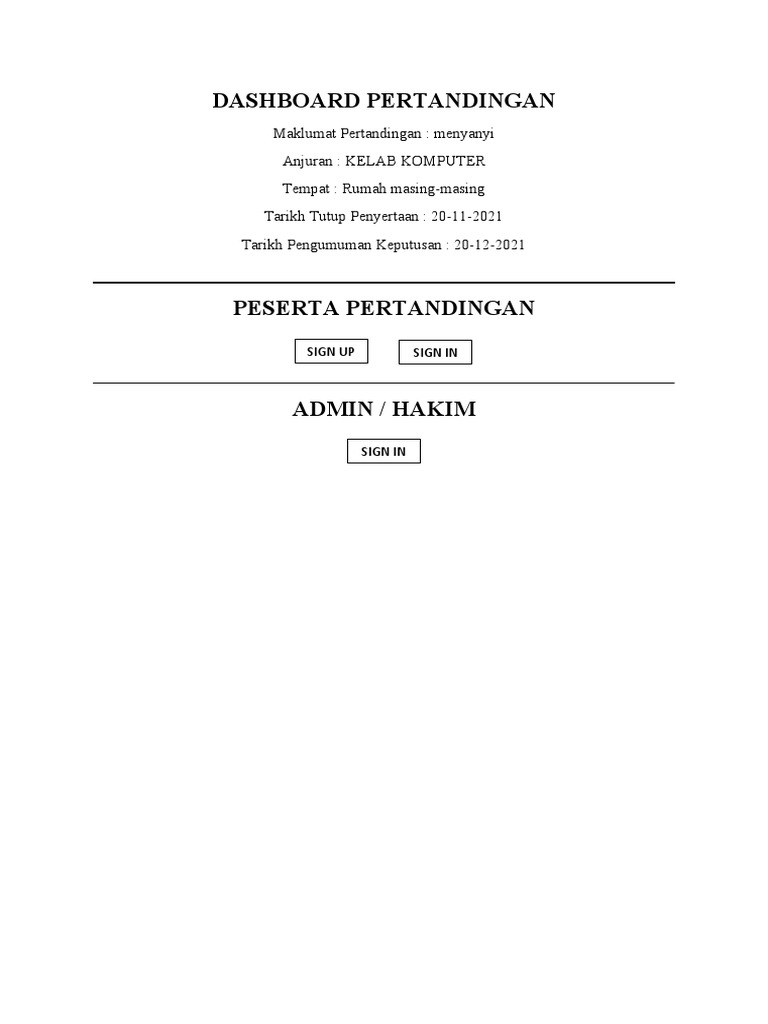 Fasa 2 (2.4 Reka Bentuk Antara Muka Input Output) | PDF