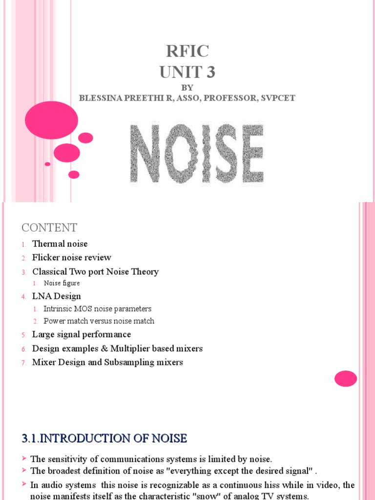 Rfic Unit 3: BY Blessina Preethi R, Asso, Professor, Svpcet | PDF | Field Effect Transistor | Mosfet