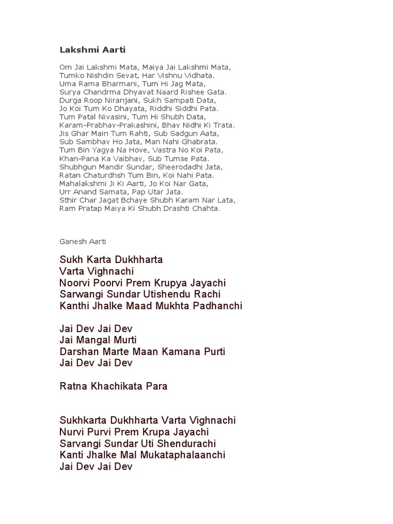 Aarti Songs | PDF | Hindu Mythology | Hindu Theology