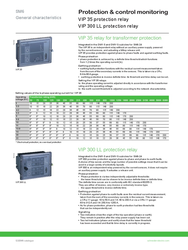 Protection & Control Monitoring: VIP 35 Relay For Transformer ...