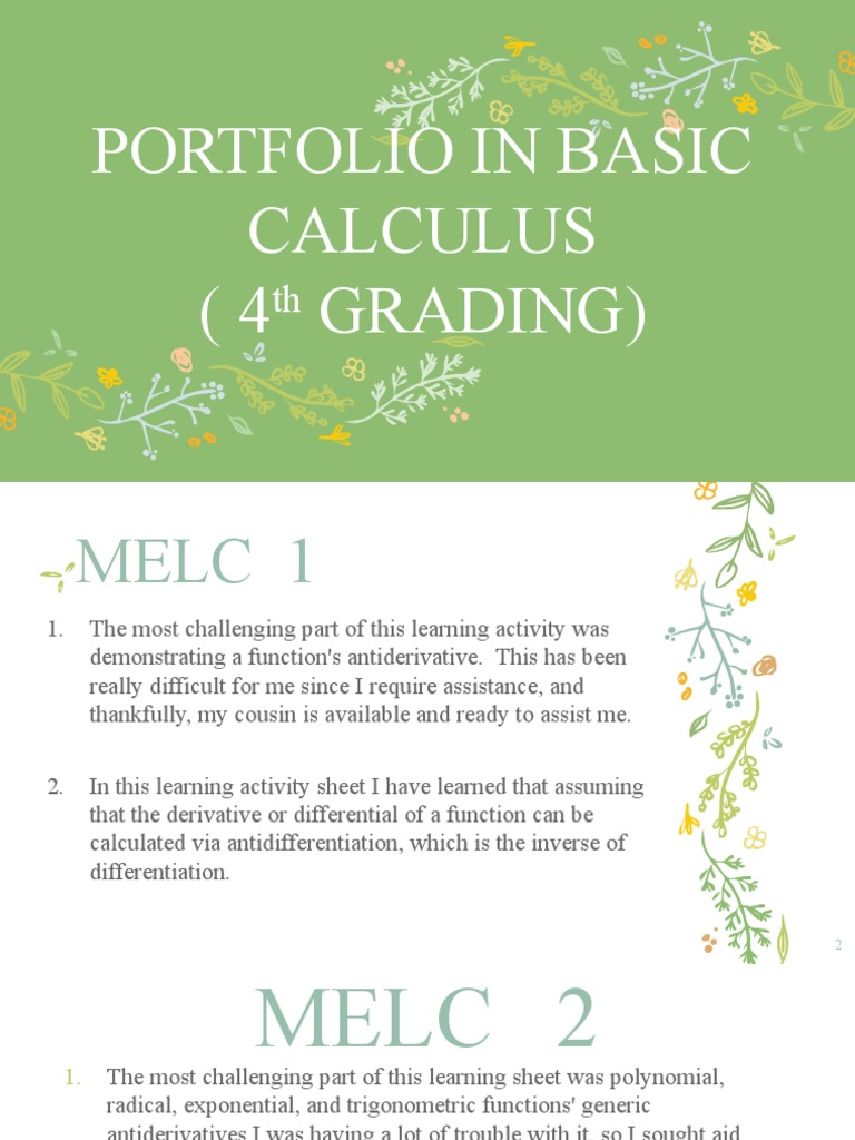 Basic - Calculus-Aloy (4TH Grading W Performance Task) | PDF | Integral ...