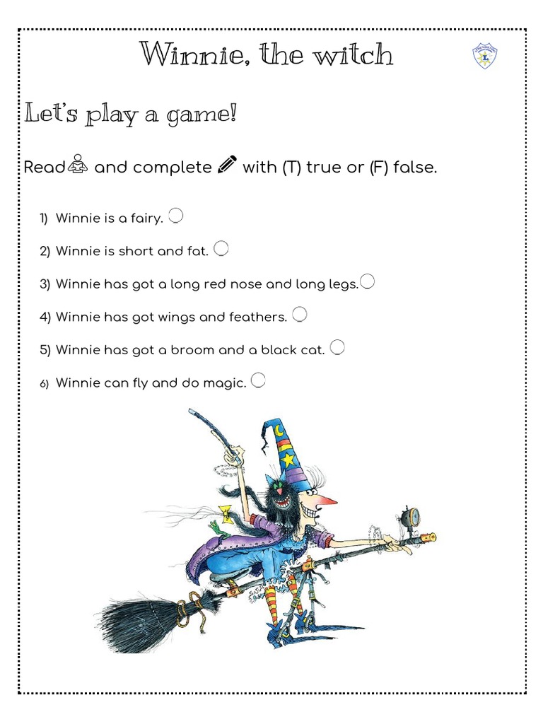 Winnie the Witch and Wilbur the Cat: A Story about Magic, Games and ...