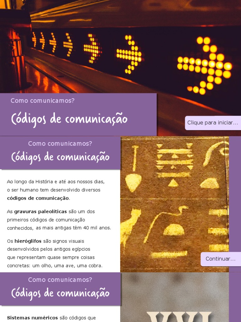 Código de Comunicação | PDF | Escrita | Comunicação