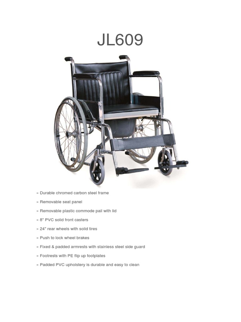 JL609 Scaun Rulant + WC | PDF