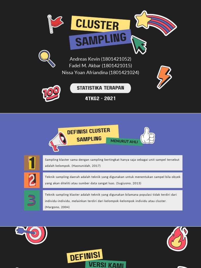 4TKG2 - Kelompok 5 - Cluster Sampling | PDF