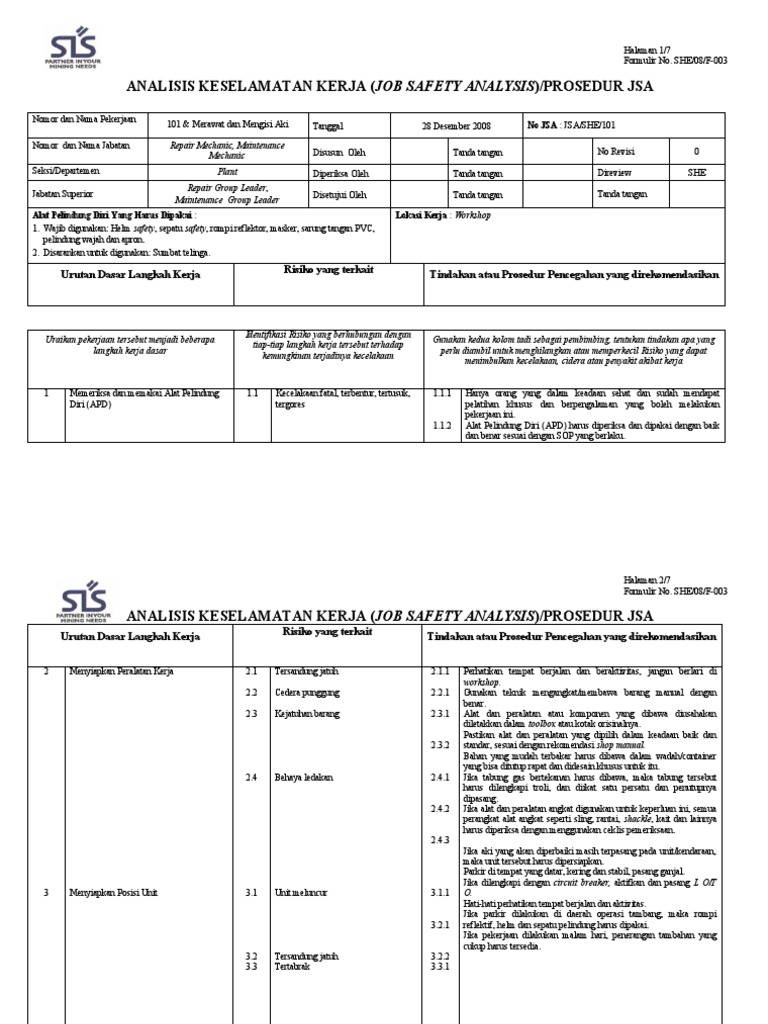 JSA Merawat Dan Mengisi Ak V | PDF