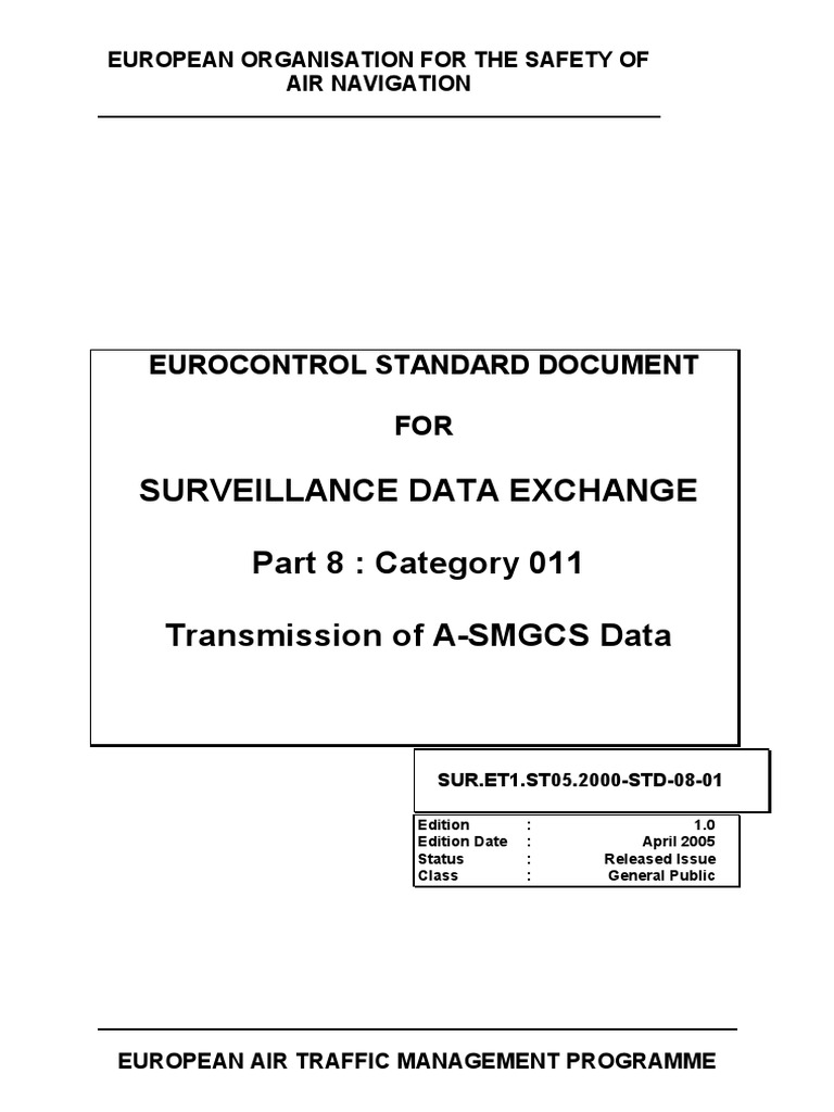 Transmission of Airport Surface Movement Control and Guidance System (A ...