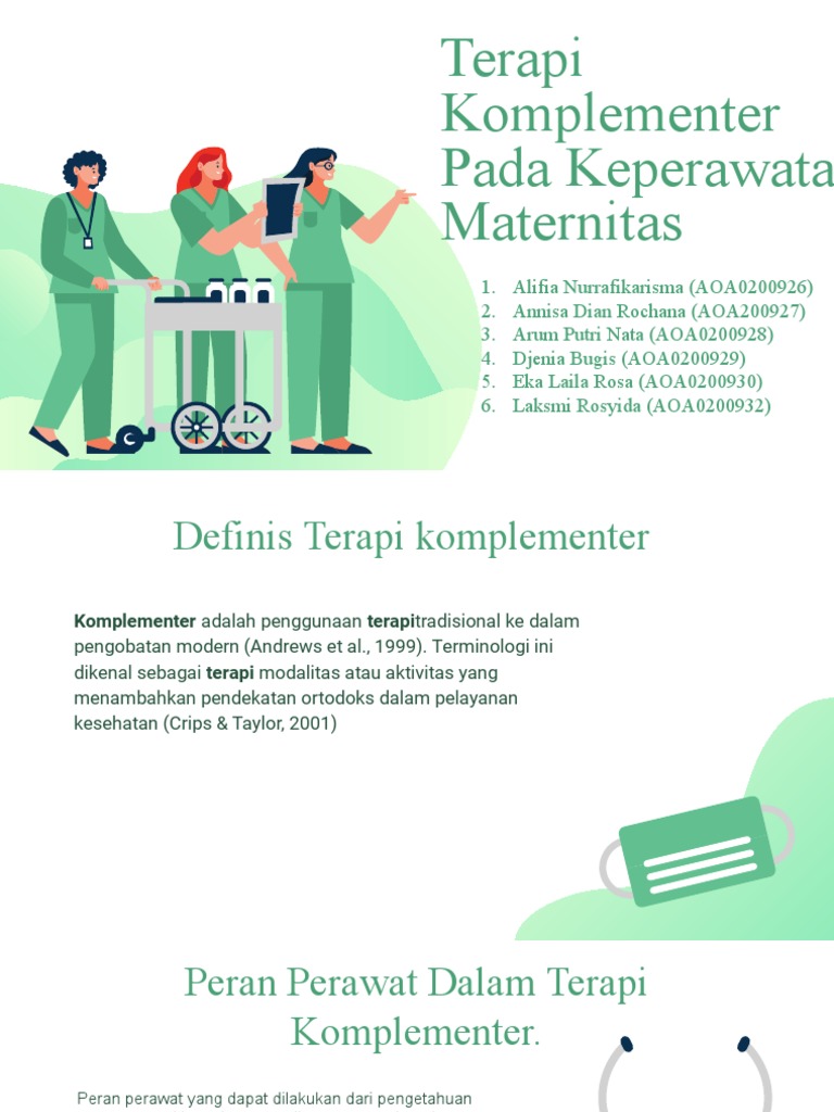 Terapi Komplementer Maternitas (Kelompok 1 - Bekisar) | PDF | Pengembangan Diri