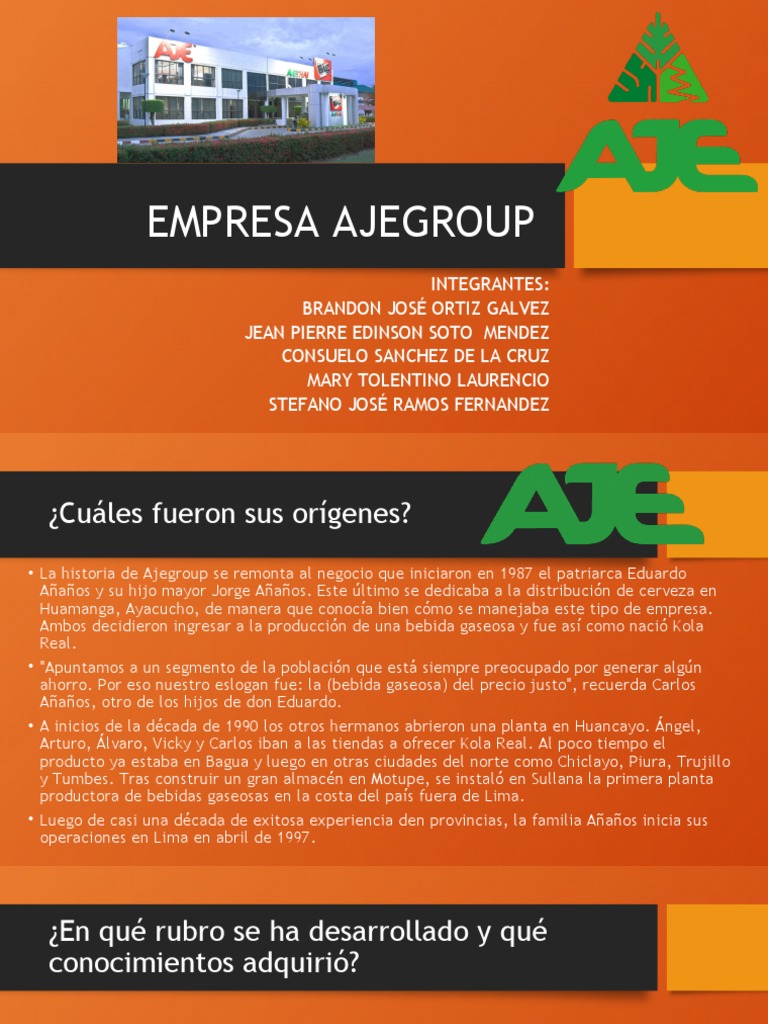 Empresa Ajegroup | PDF | Economias