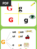 Ficha de G, Gue, Gui | PDF