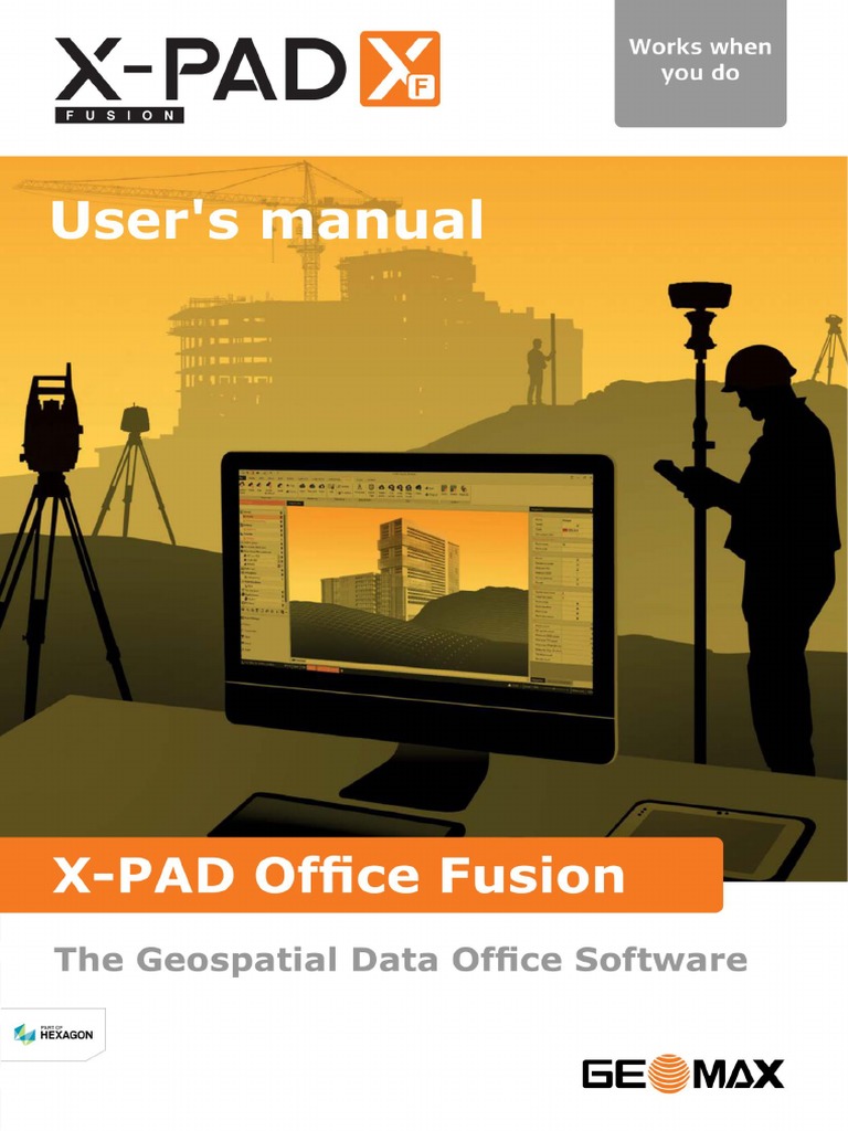 XPAD Office Fusion - Users Manual - EnG | PDF | Surveying | Topography