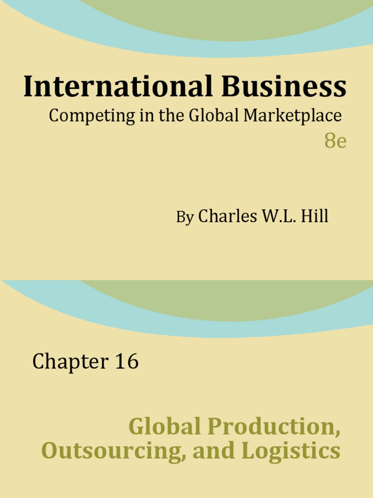 International Business: Competing in The Global Marketplace | PDF ...