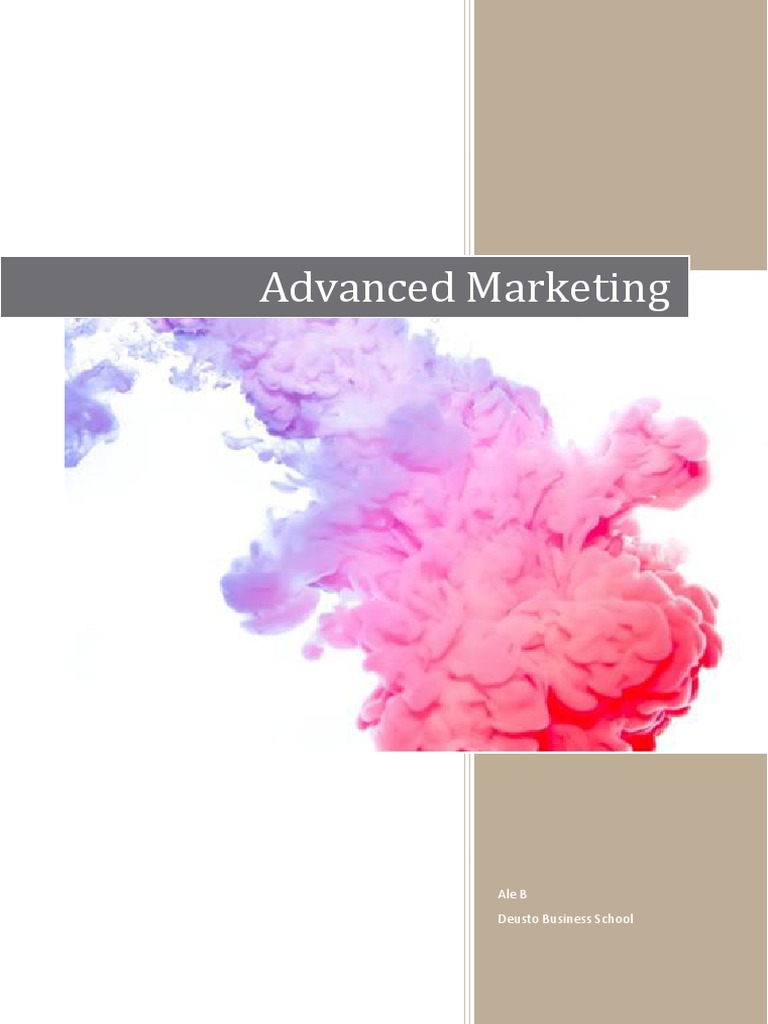 Advanced Marketing | PDF | Marketing | Business Model