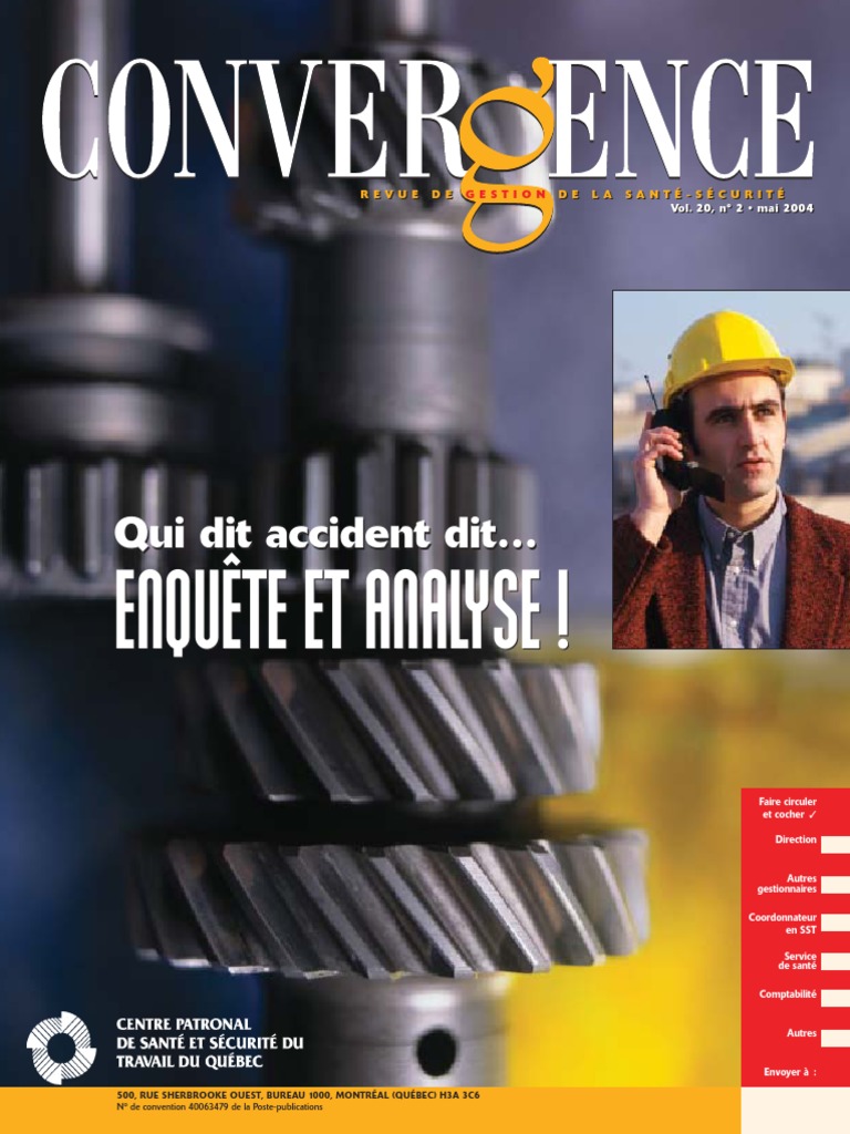 Enquête et analyse d'accidents en SST | PDF | Risque | Prophylaxie