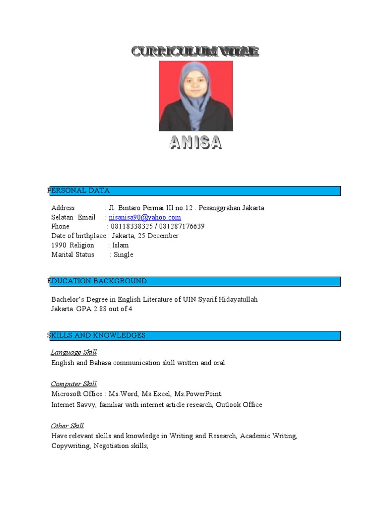 Application Letter - CV | PDF | Inventory | Recruitment