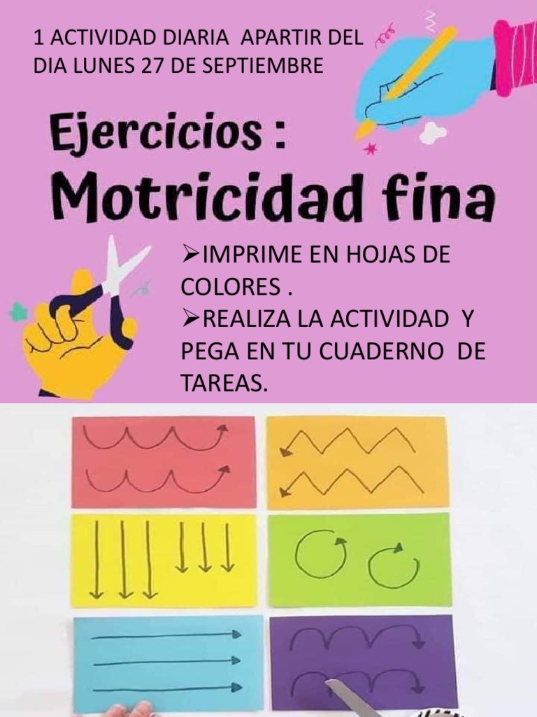 Motricidad Fina Recorte 22 | PDF