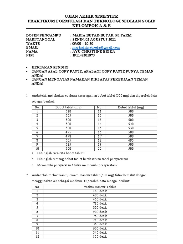 Uas Solid | PDF | Teknologi & Rekayasa