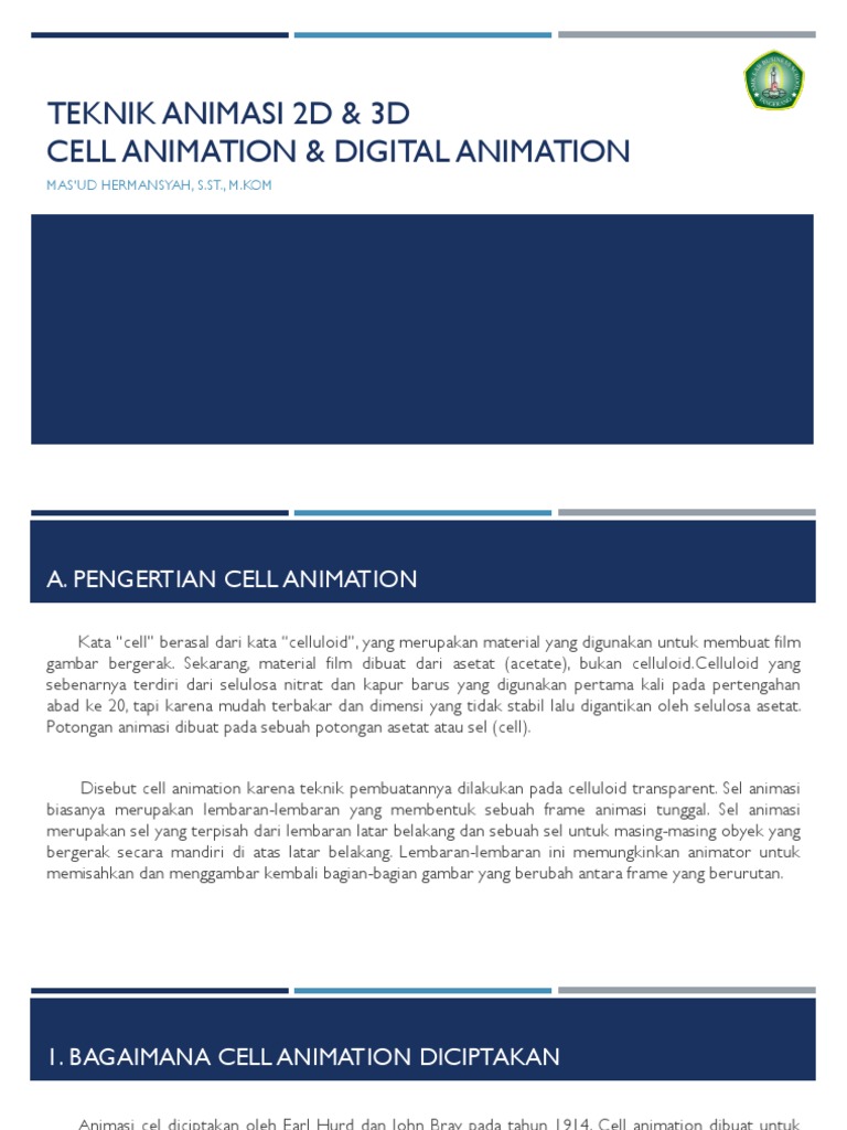 Bab 1.5 - Cell Animation & Digital Animation | PDF