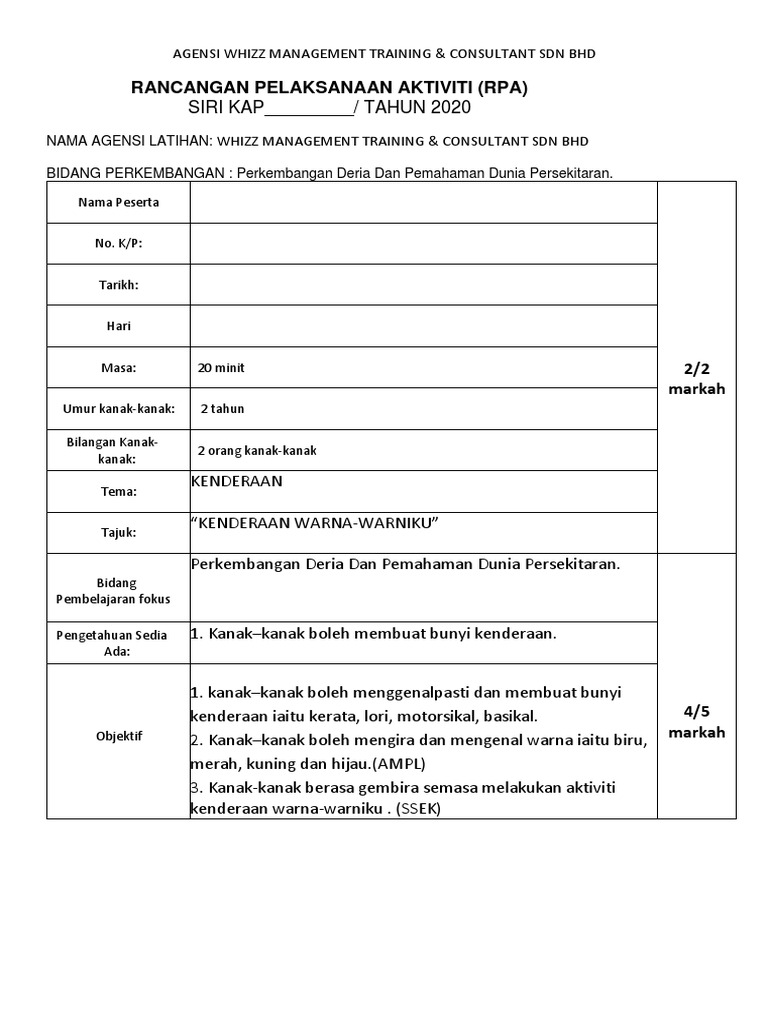 Contoh Rpa DPDP | PDF