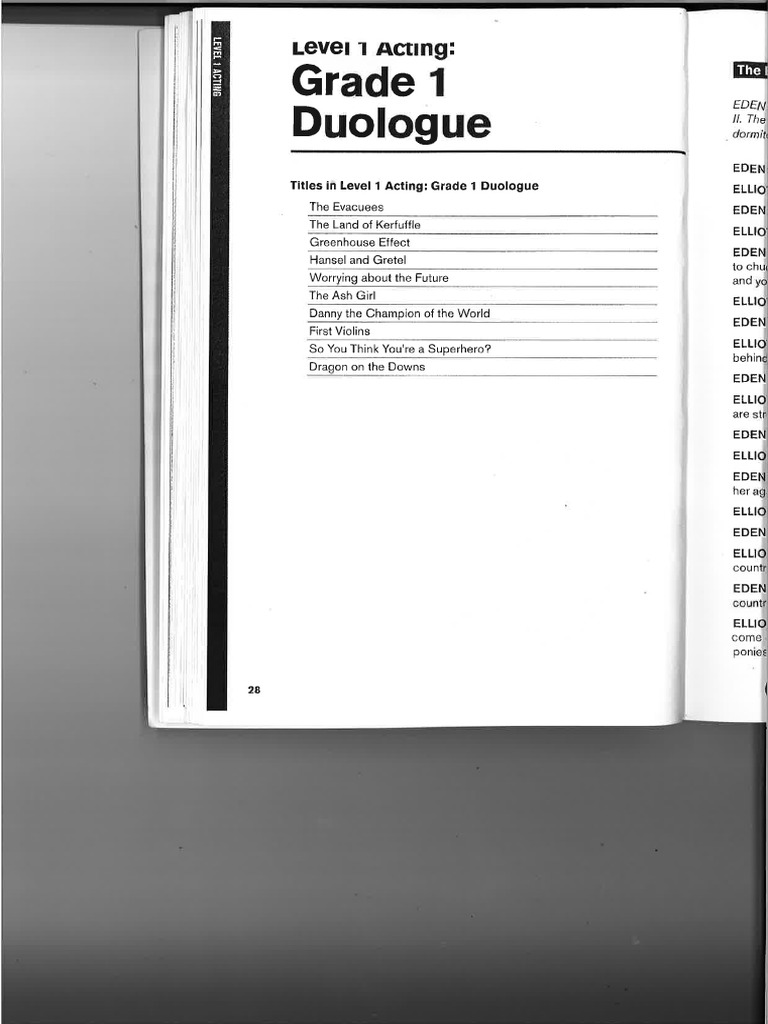 Duologue Grade 1 | PDF