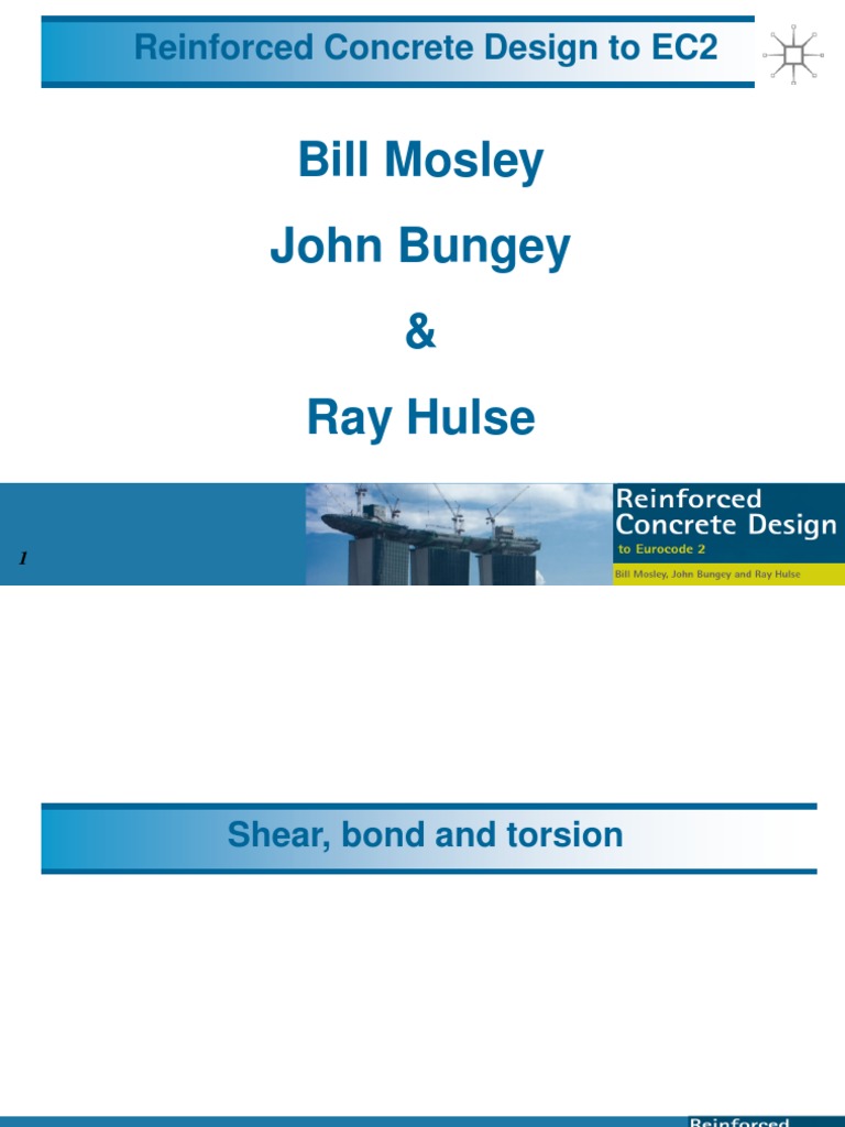 Reinforced Concrete Shear Design EC2 | PDF | Beam (Structure) | Stress ...