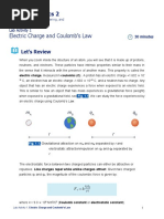 Lab 2-Coulombs Law PhET Simulation Analysis Activity Distance Learning ...