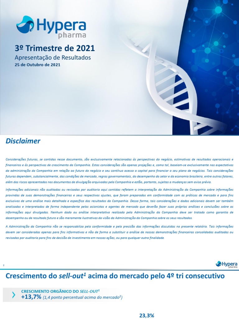 Hypera | PDF | Plano de negócios | Economias