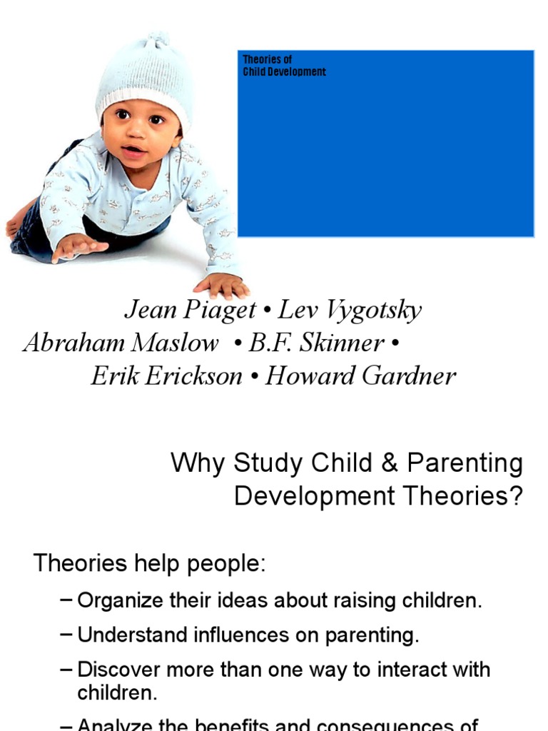 Jean Piaget - Lev Vygotsky Abraham Maslow - B.F. Skinner - Erik ...