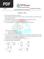 Class8 Science Diagram Questions | PDF